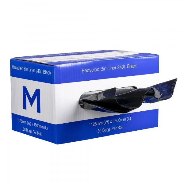 M Recycled Bin Liner Dispenser Box 240L X50 | Products | Waikato ...