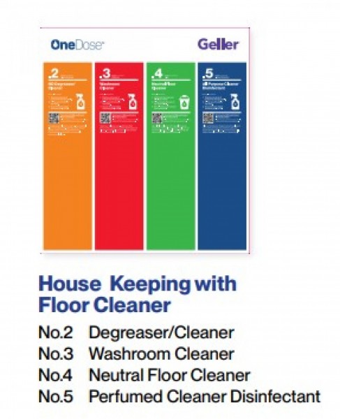 OneDose House Keeping Including Floor Kit | Commercial Cleaning Station ...
