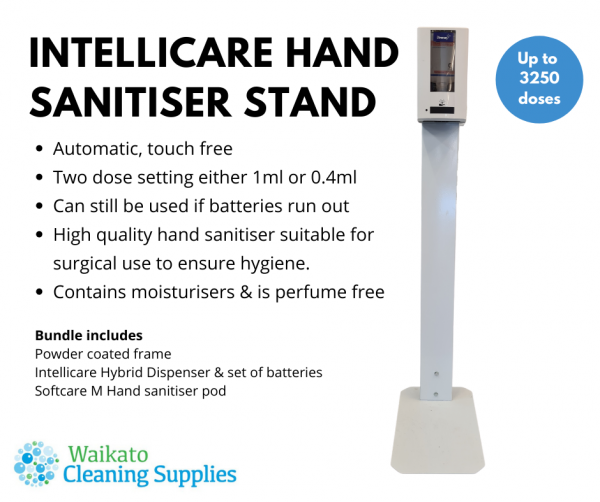 Intellicare White Floorstand, Auto Dispenser & Handsan Pod | Products ...