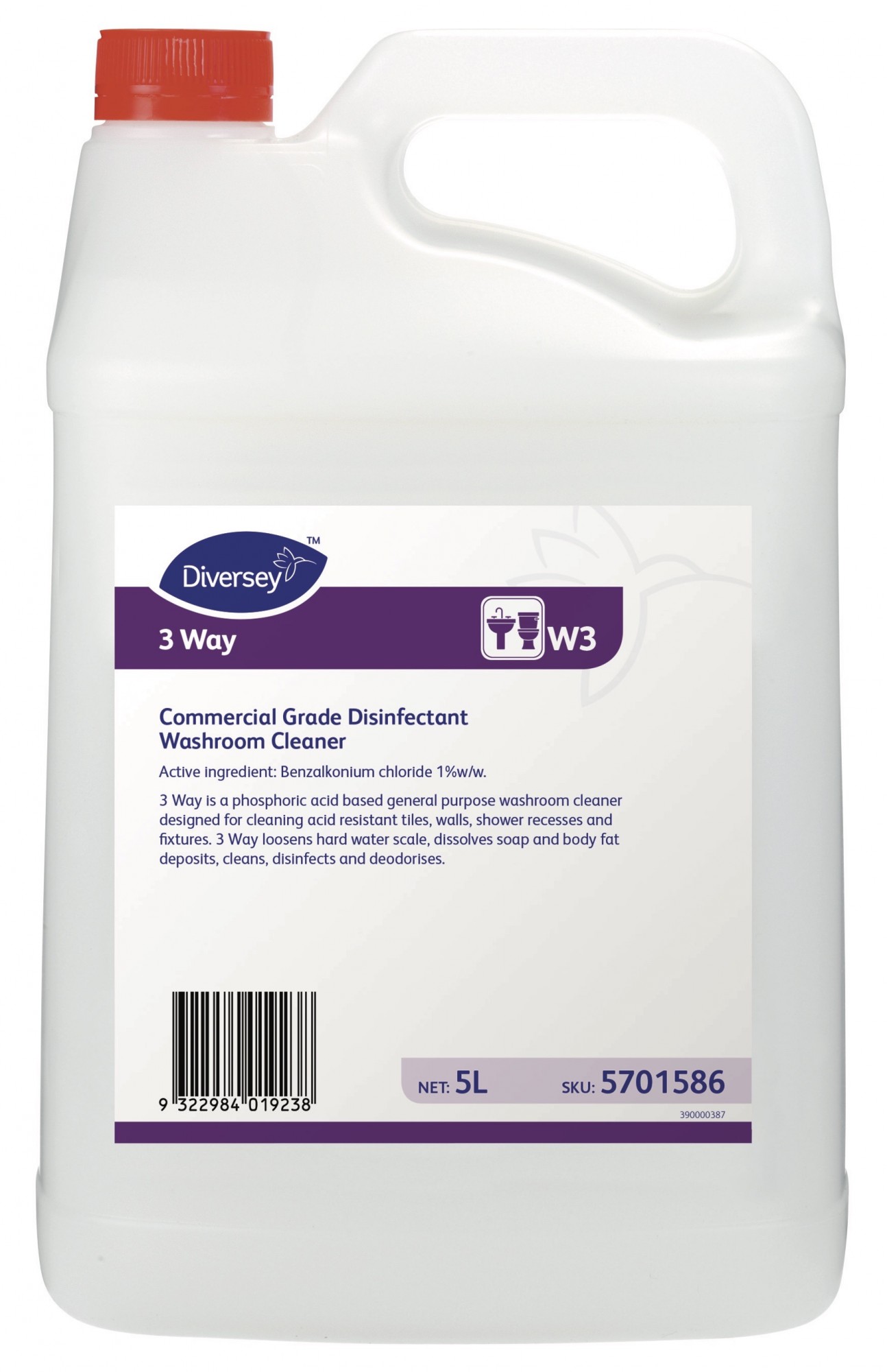 Diversey 3 Way 5L | Products | Waikato Cleaning Supplies